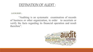 Auditng and Features of Audit | PPTX