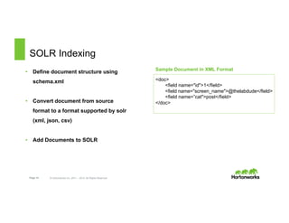 Hortonworks Technical Workshop - HDP Search | PDF | Programming Languages | Computing