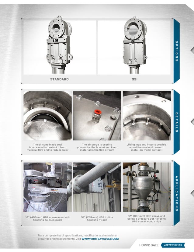 Vortex HDPV2 Slide Gate Valve | PDF