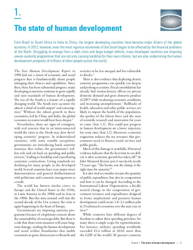 Human Development Report 2013