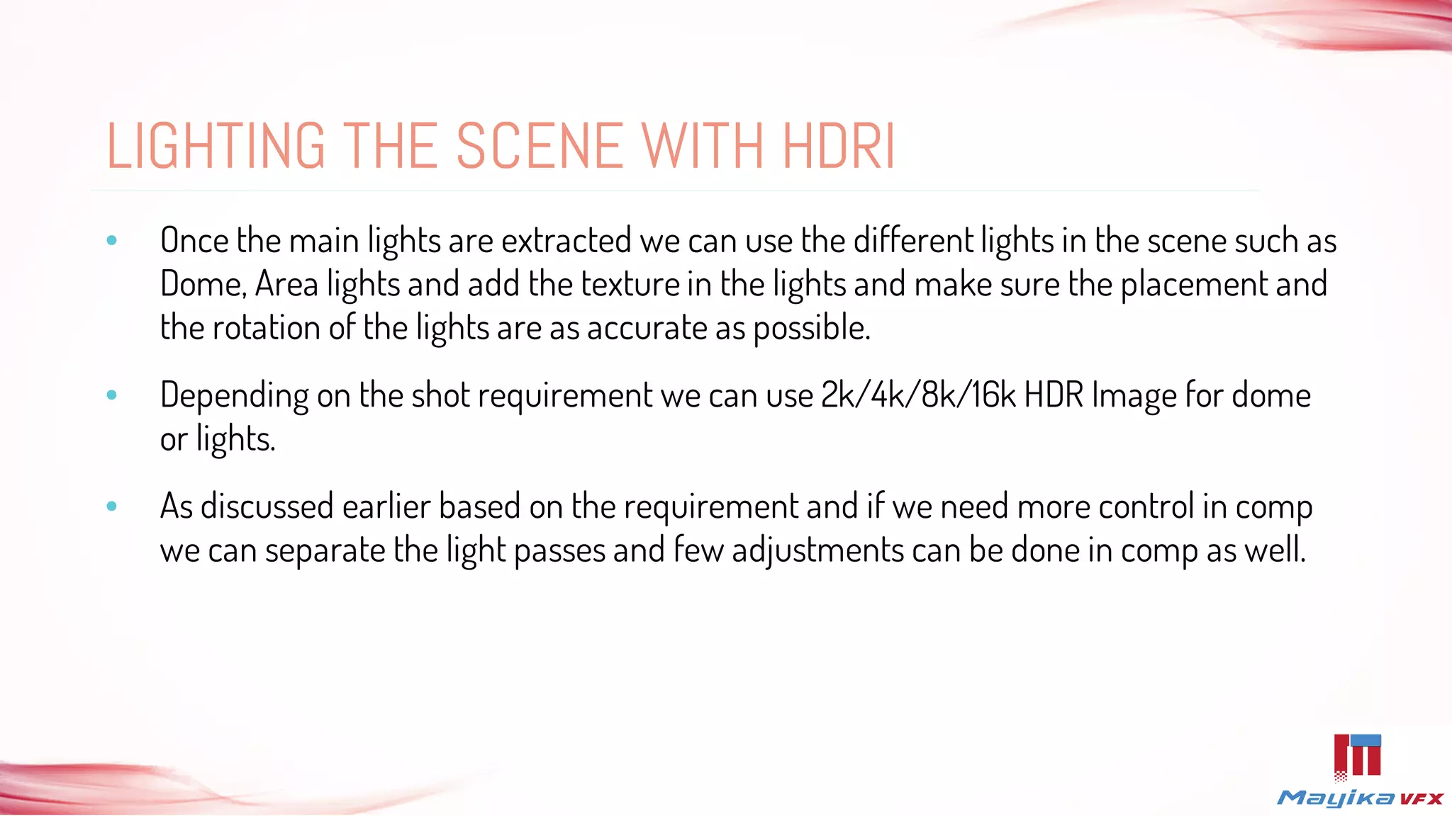 Understnading HDRI for VFX Lighting | PPT