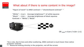 HDR in Cinema: Achievable Contrast | PPTX