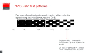 HDR in Cinema: Achievable Contrast | PPTX