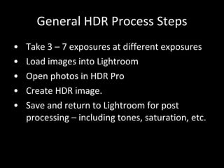 HDR Intro | PPT