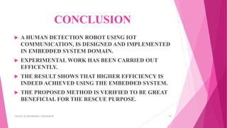 HUMAN DETECTION ROBOT | PPTX