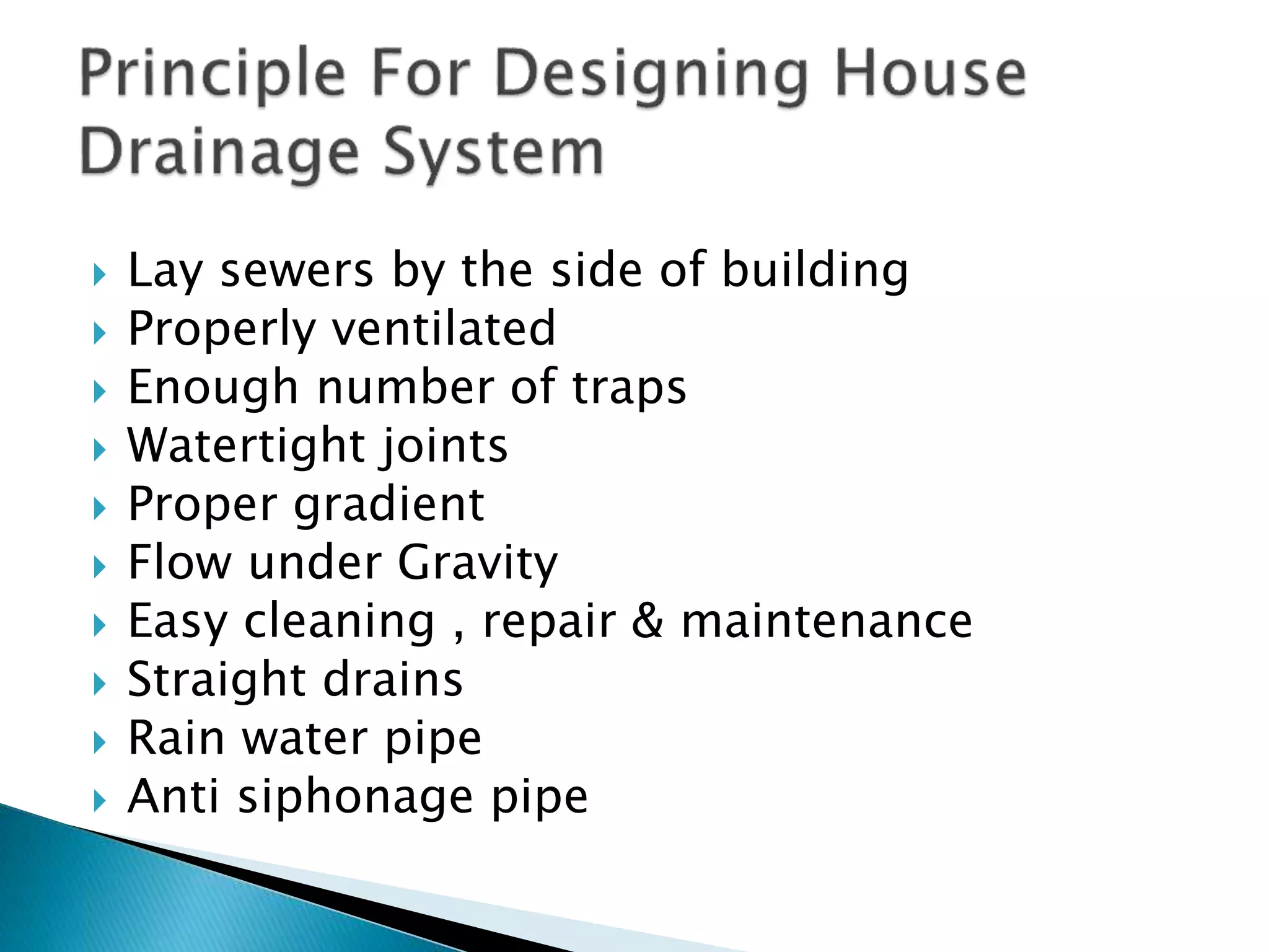House Drainage System | PPTX