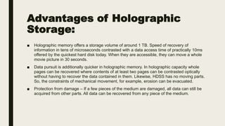 Holographic Data Storage | PPT