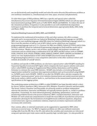 Hybrid Dynamic Simulation (HDS) Industrial Modeling Framework (HDS-IMF) | PDF