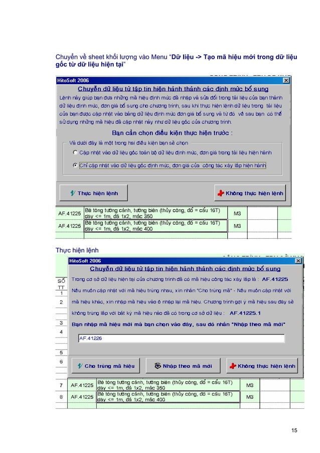 Hdsd Dutoan Hitosoft | PDF
