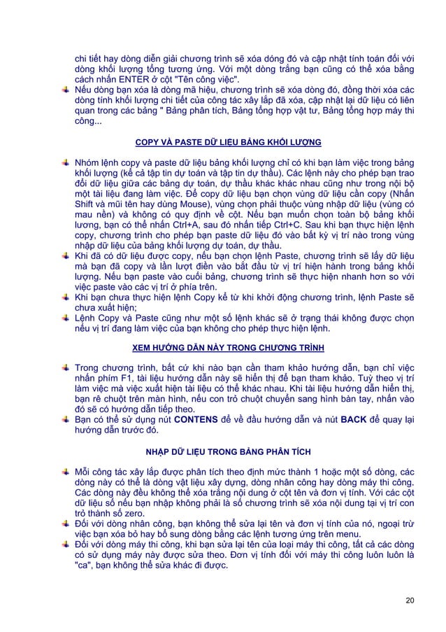 Hdsd Dutoan Hitosoft | PDF