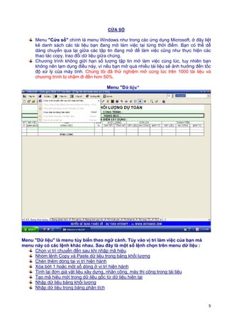 Hdsd Dutoan Hitosoft | PDF