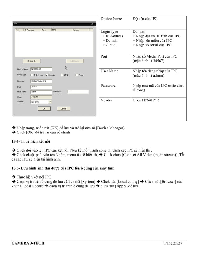 Hdsd camera ip_j-tech | PDF