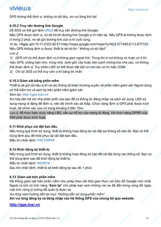 Hướng dẫn sử dụng thiết bị định vị GT03A | PDF