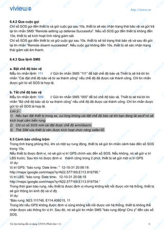 Hướng dẫn sử dụng thiết bị định vị GT03A | PDF