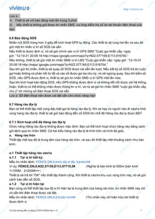 Hướng dẫn sử dụng thiết bị định vị GT03A | PDF