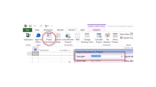 MS Project 2013 - Quick guide | PPT