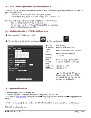Hdsd NVR j-tech | PDF