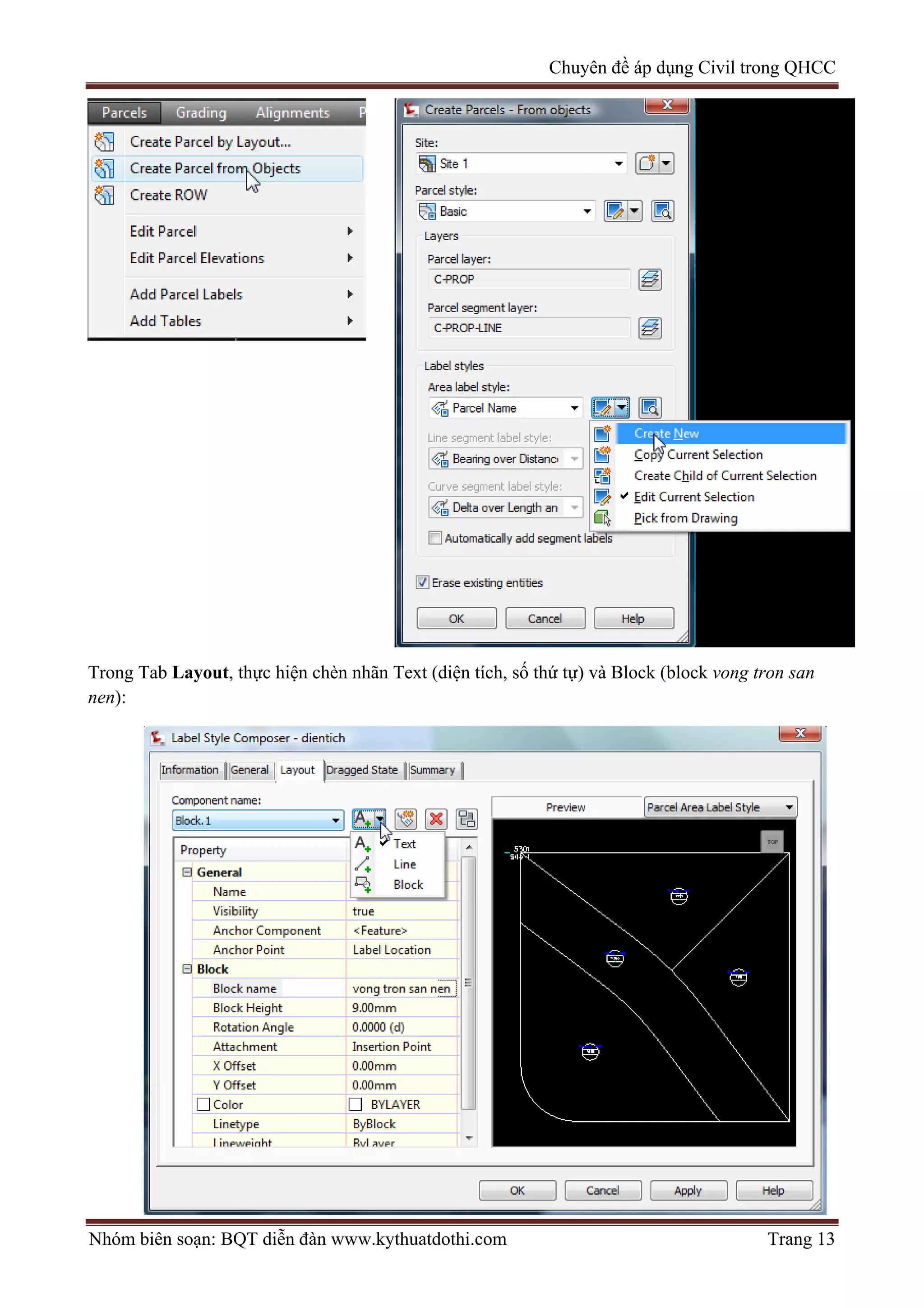 Hdsd qhcc civil 3 d | PDF