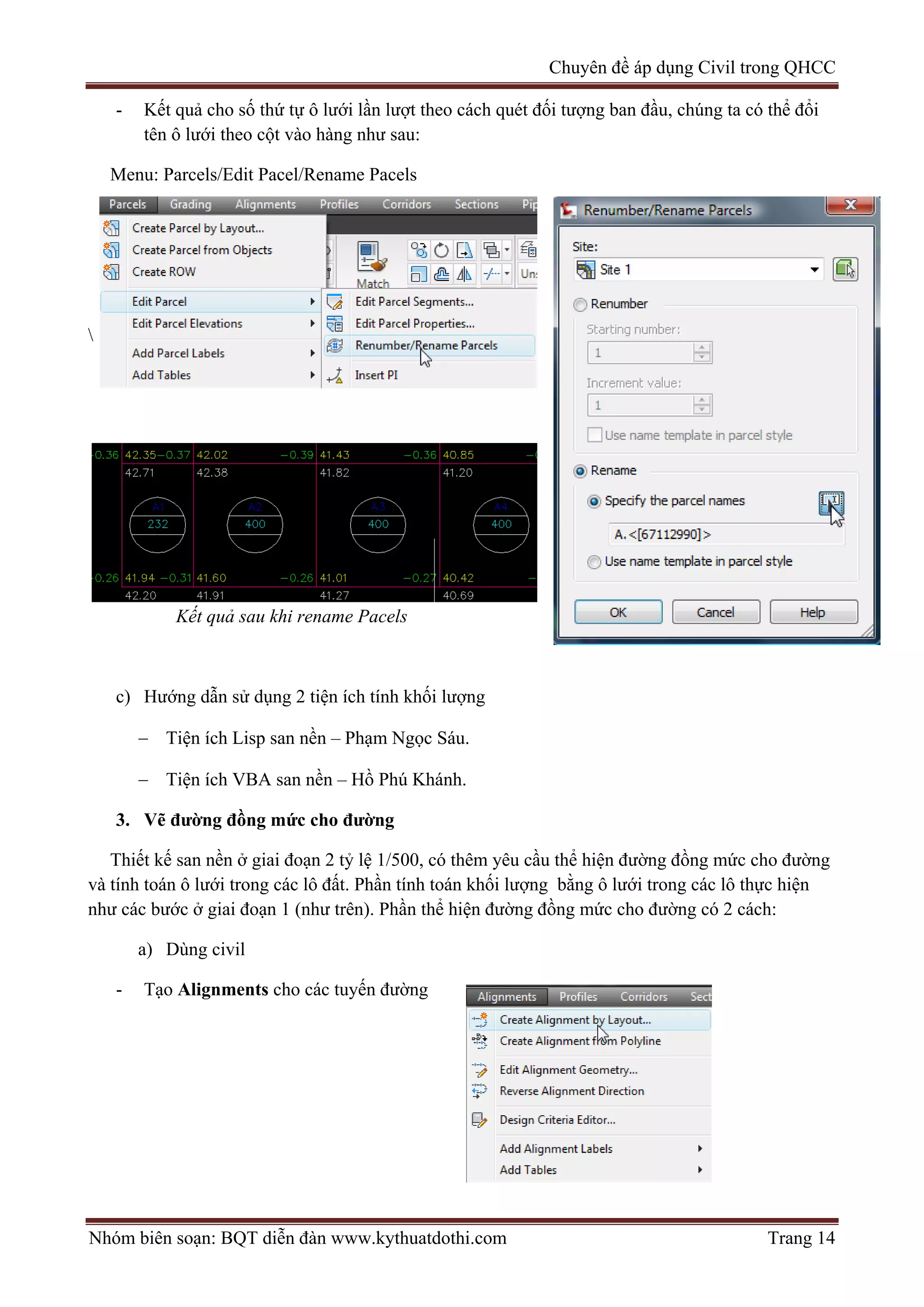 Hdsd qhcc civil 3 d | PDF