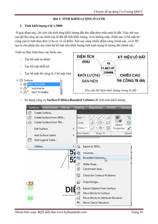 Hdsd qhcc civil 3 d | PDF