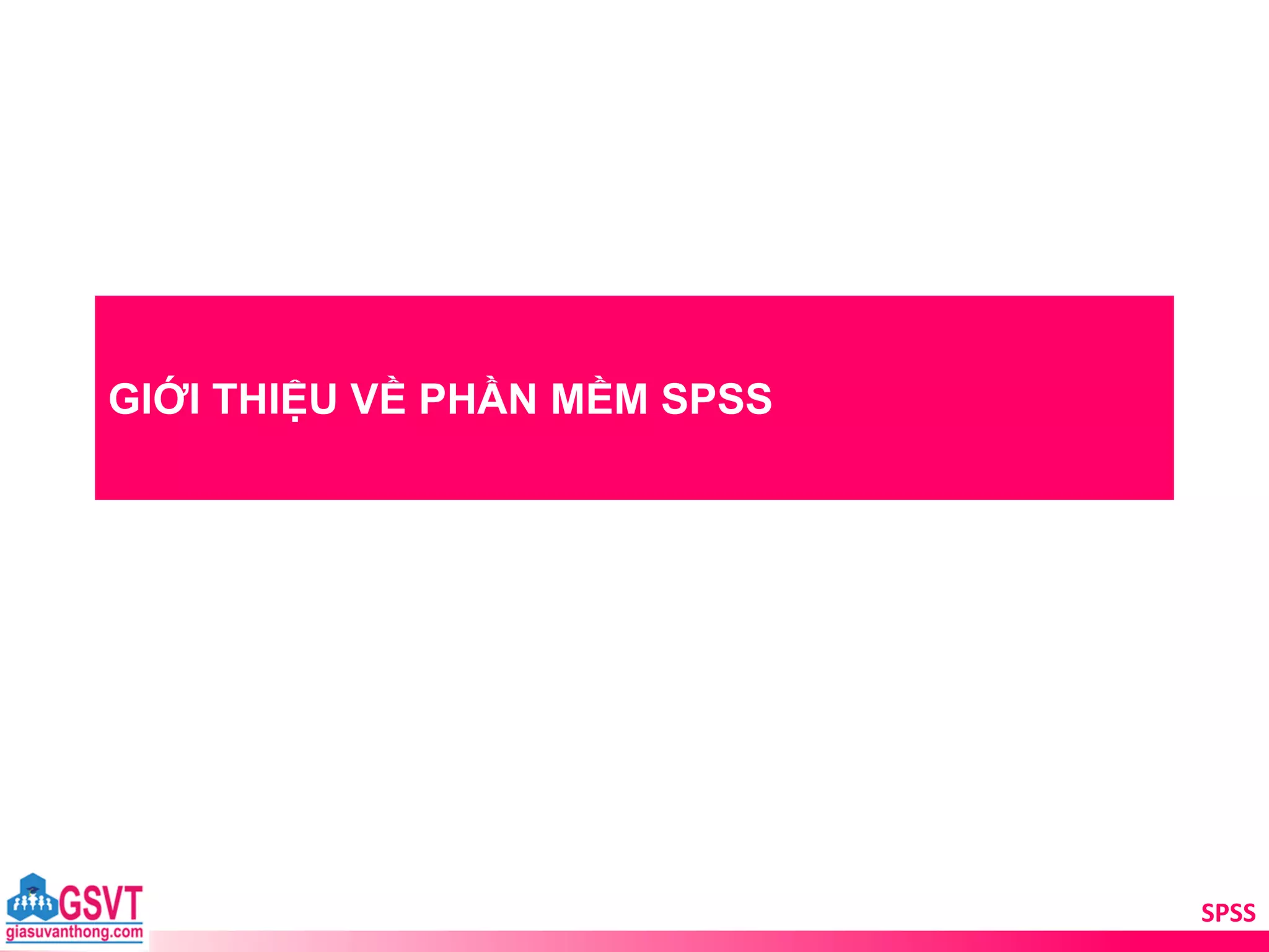 Hdsd spss phan-1 | PPT