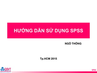 Hdsd spss phan-1 | PDF