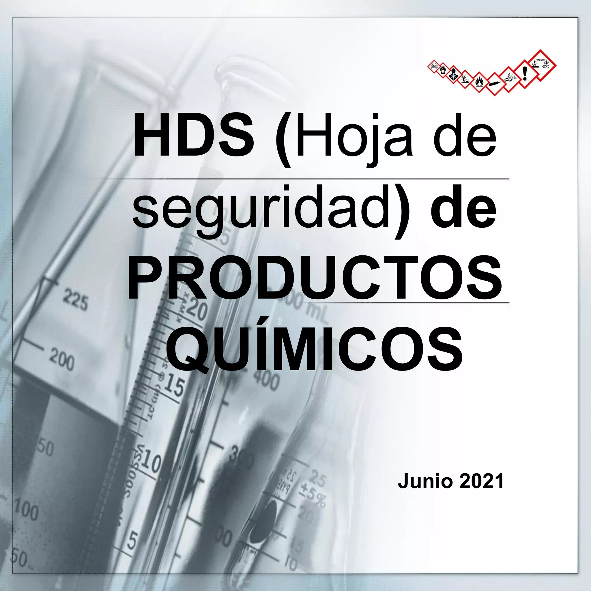 Hds (hoja de seguridad) de productos quimicos 050721 | PDF