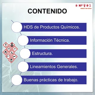 Hds (hoja de seguridad) de productos quimicos 050721 | PDF