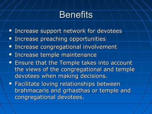 HELPING DEVOTEES SUCCEED | PPT