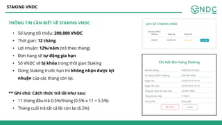 VNDC - Staking VNDC | PDF