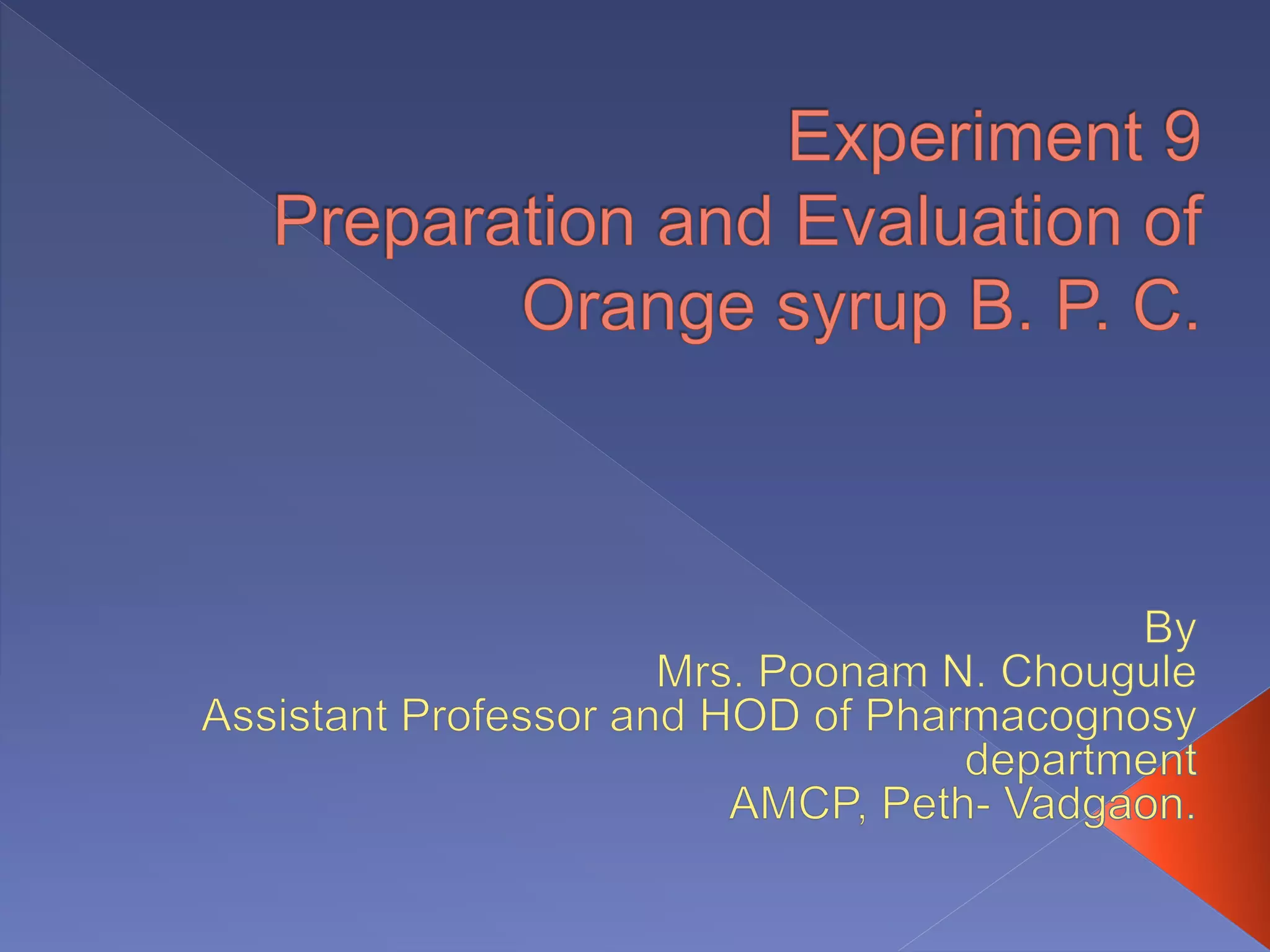 HDT Practical Exp. 9 | PPT