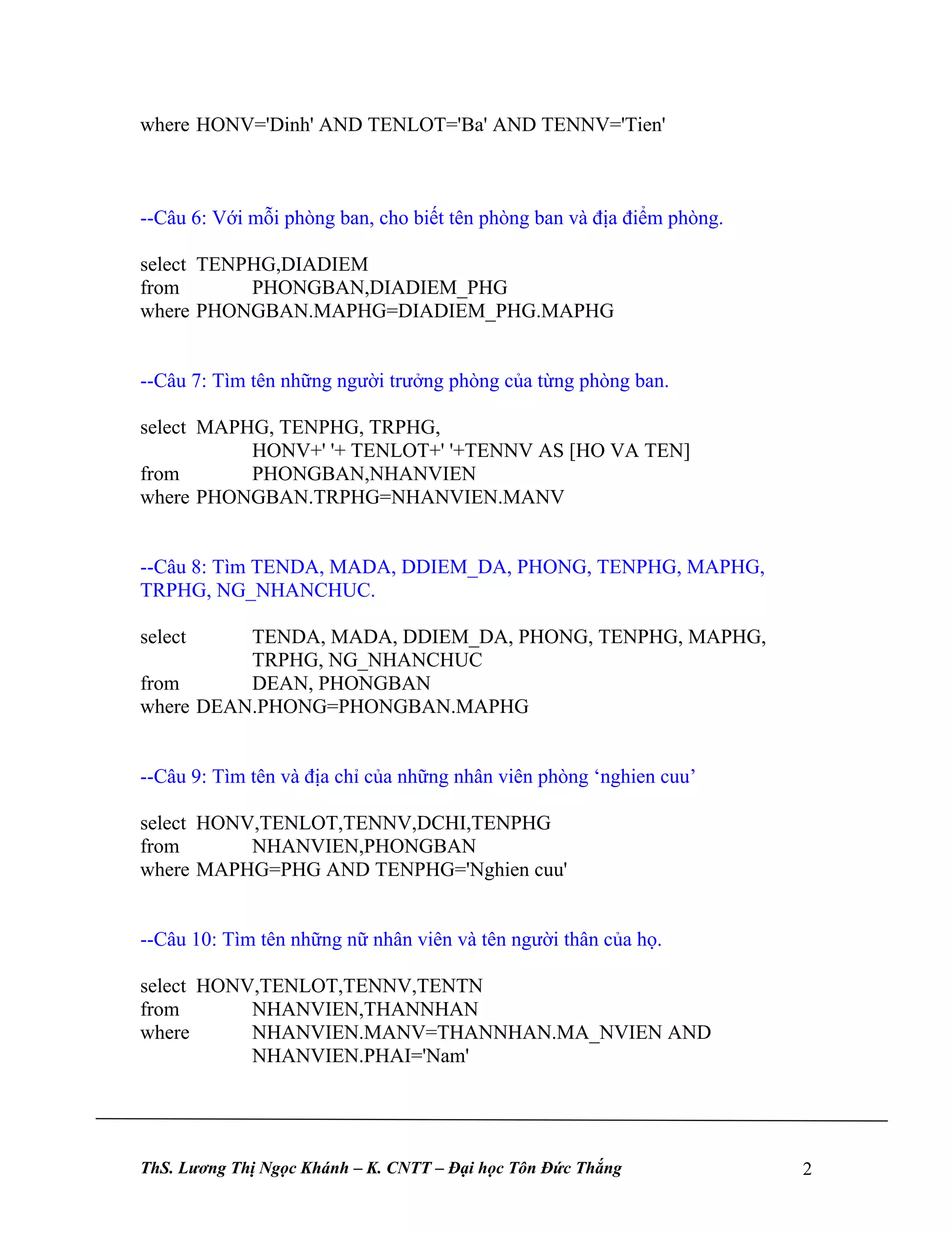 Hd th sql server_tuan5_n_khanh | PDF