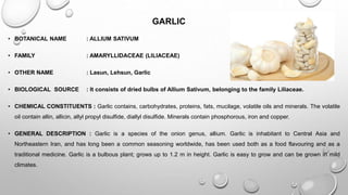 HERBS AS HEALTH FOOD IN HERBAL DRUG TECHNOLOGY | PPTX