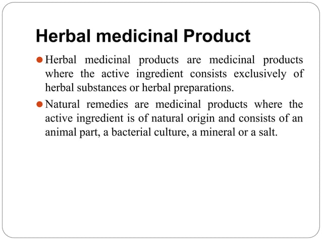 Herbal drug technology unit 1 | PPTX | Herbs and Supplements ...