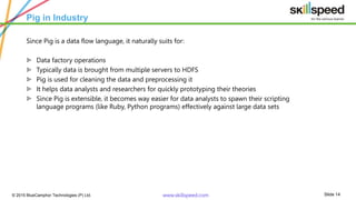 Introduction to Pig | Pig Architecture | Pig Fundamentals | PPTX