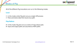 Introduction to Pig | Pig Architecture | Pig Fundamentals | PPTX