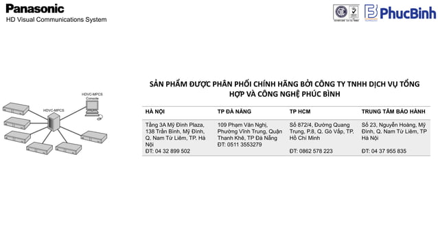 PANASONIC HDVC MPCS | PPT