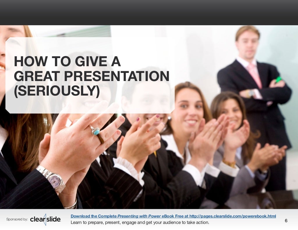 HOW TO GIVE A GREAT how-to-give-a-great