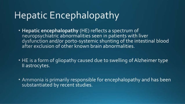 Hepatic Encephalopathy