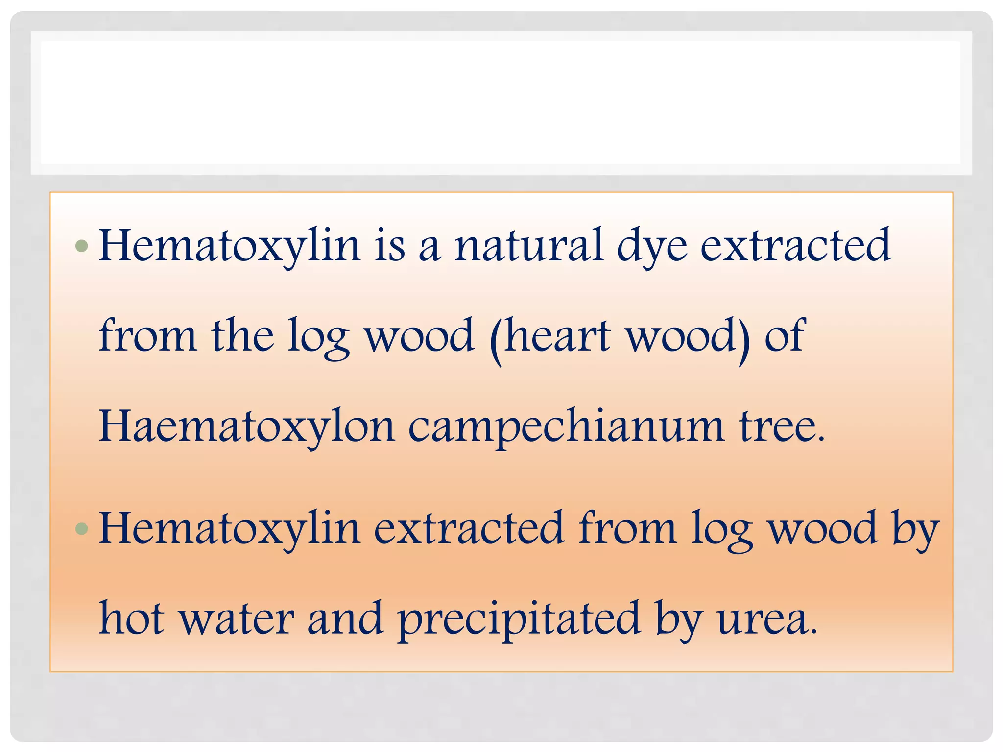 Hematoxylin and Eosin | PPTX