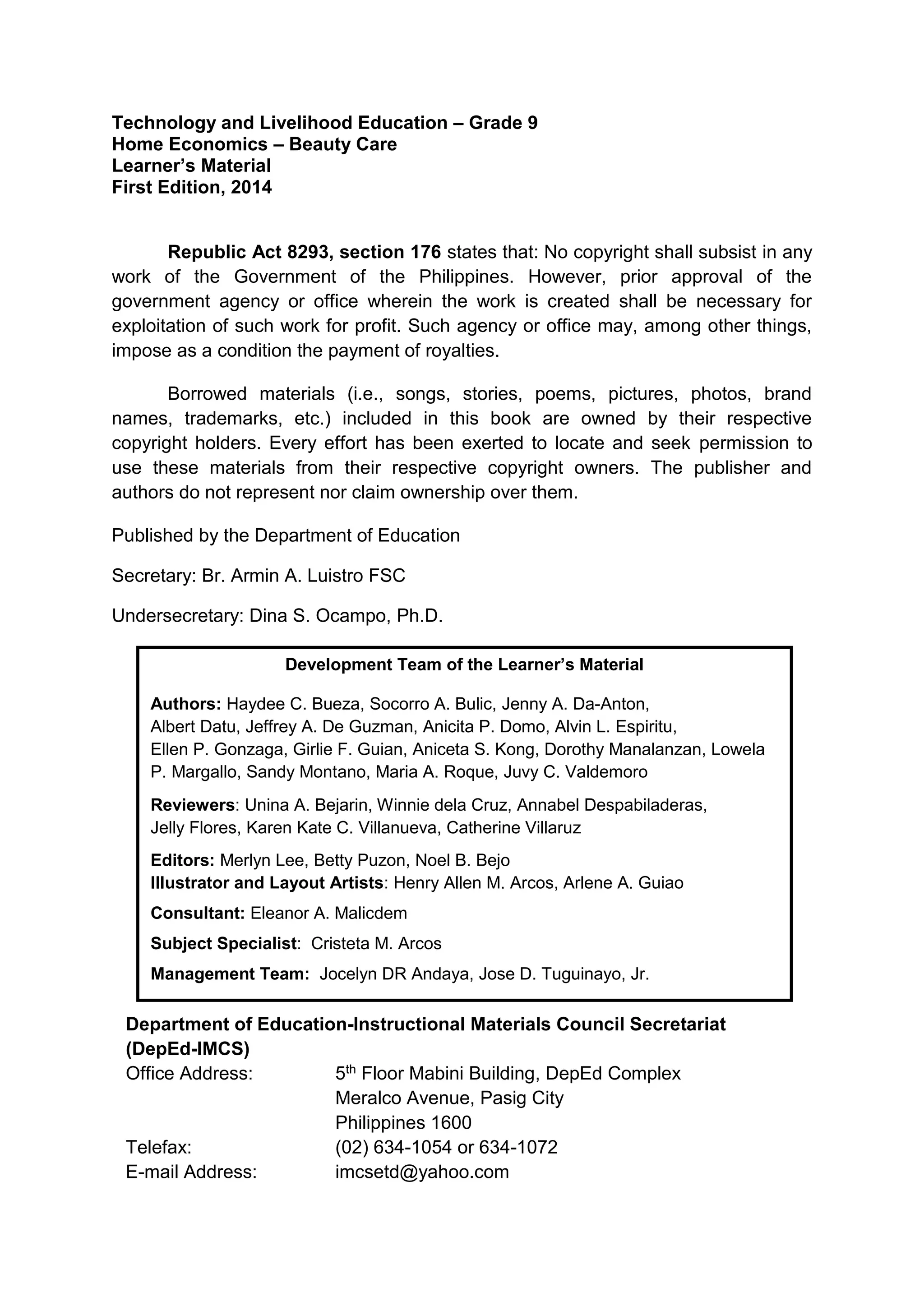 He beauty care - entrepreneurship | PDF