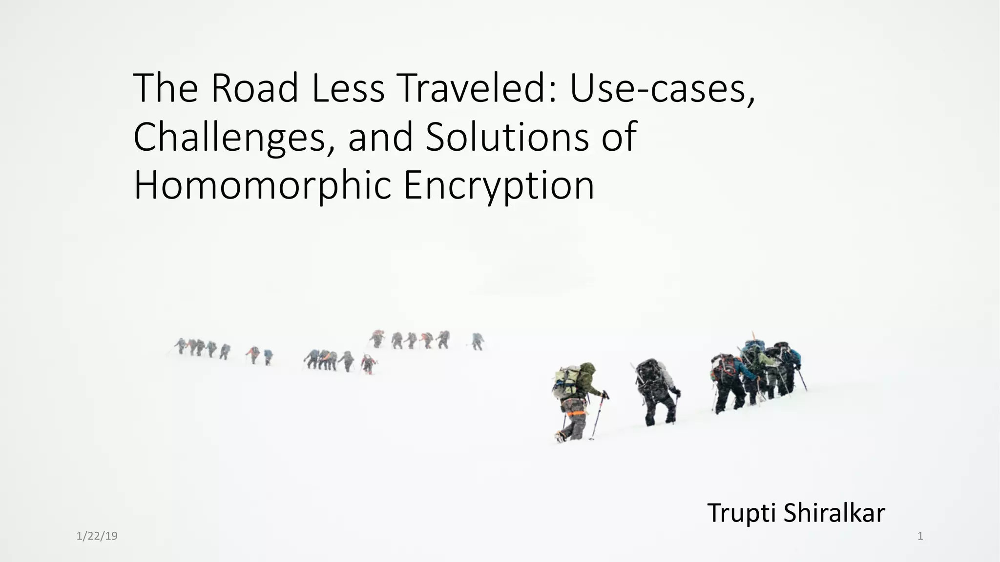 The Road Less Traveled: Use-cases, Challenges, and Solutions of ...