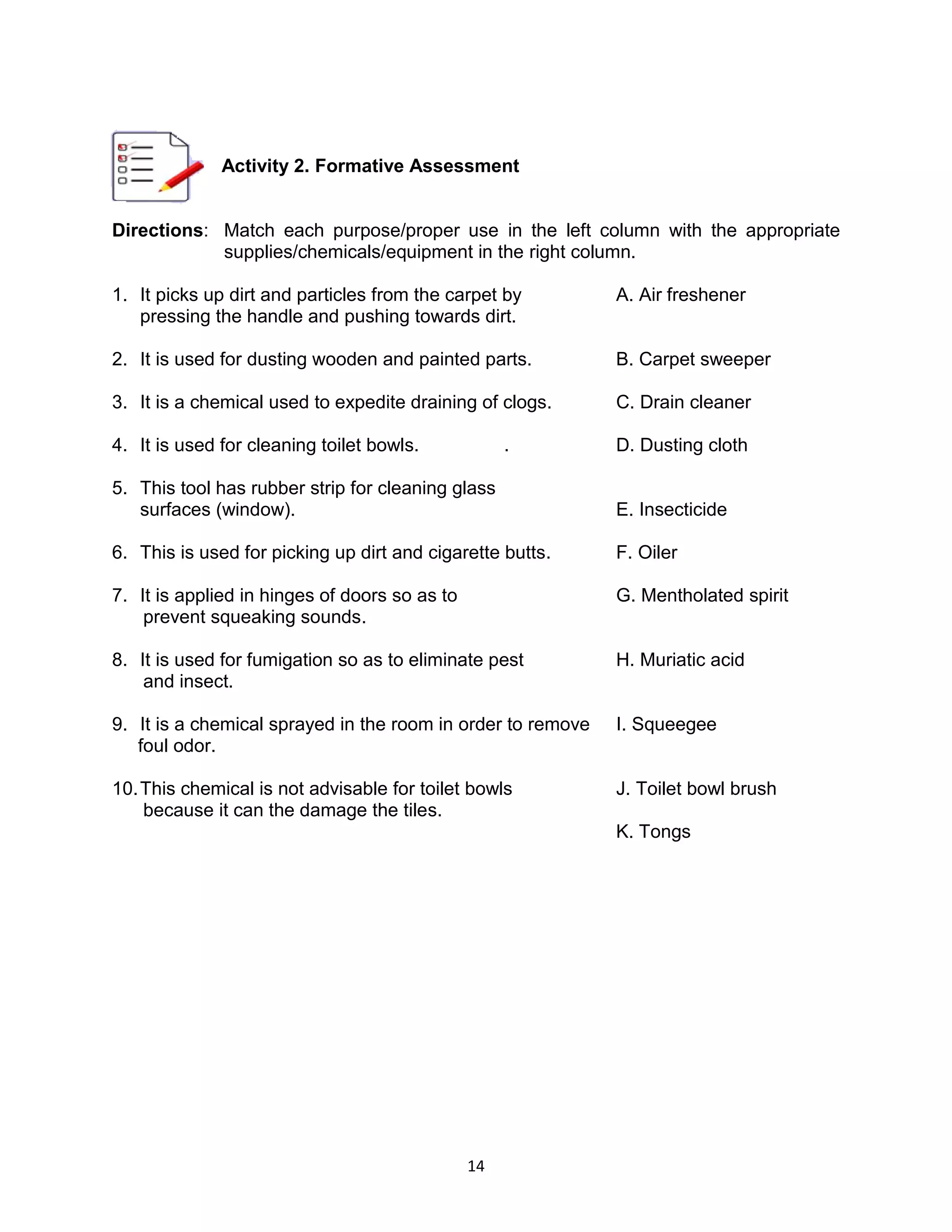 Household Services 7&8 Module | PDF