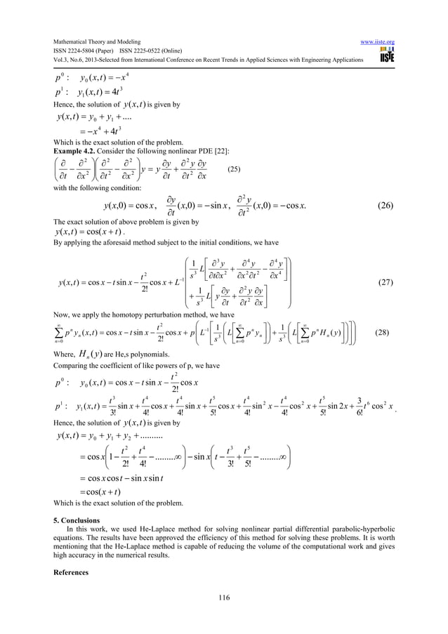 He laplace method for special nonlinear partial differential equations | PDF