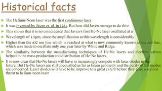 He ne laser | PPTX