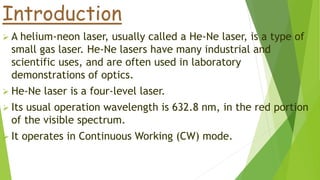 He ne laser | PPTX