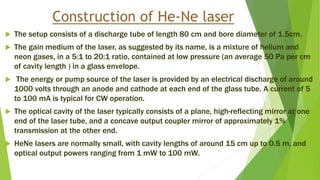 He ne laser | PPTX