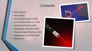 Helium Neon Lasers