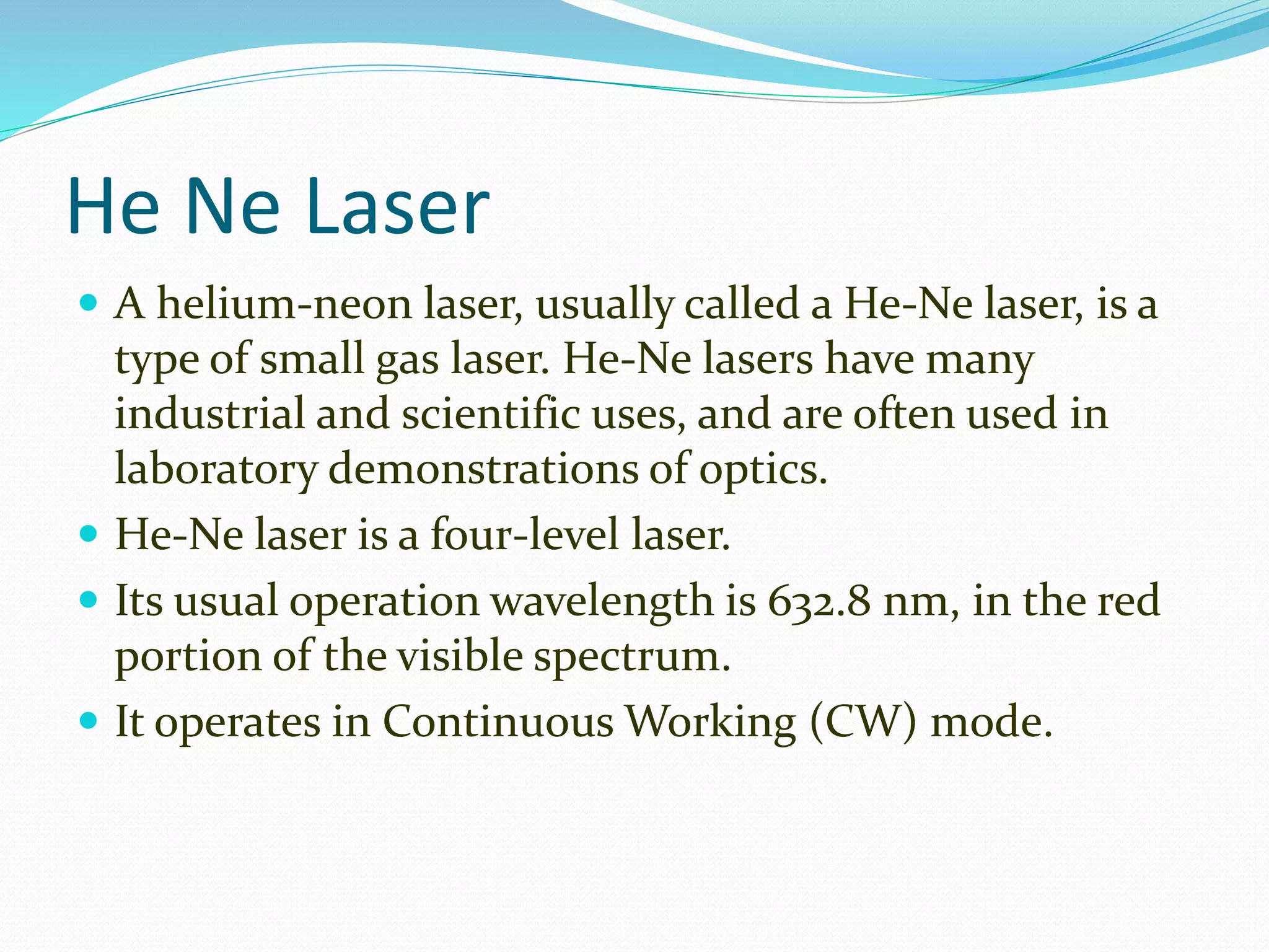 He ne lasers 1 | PPTX