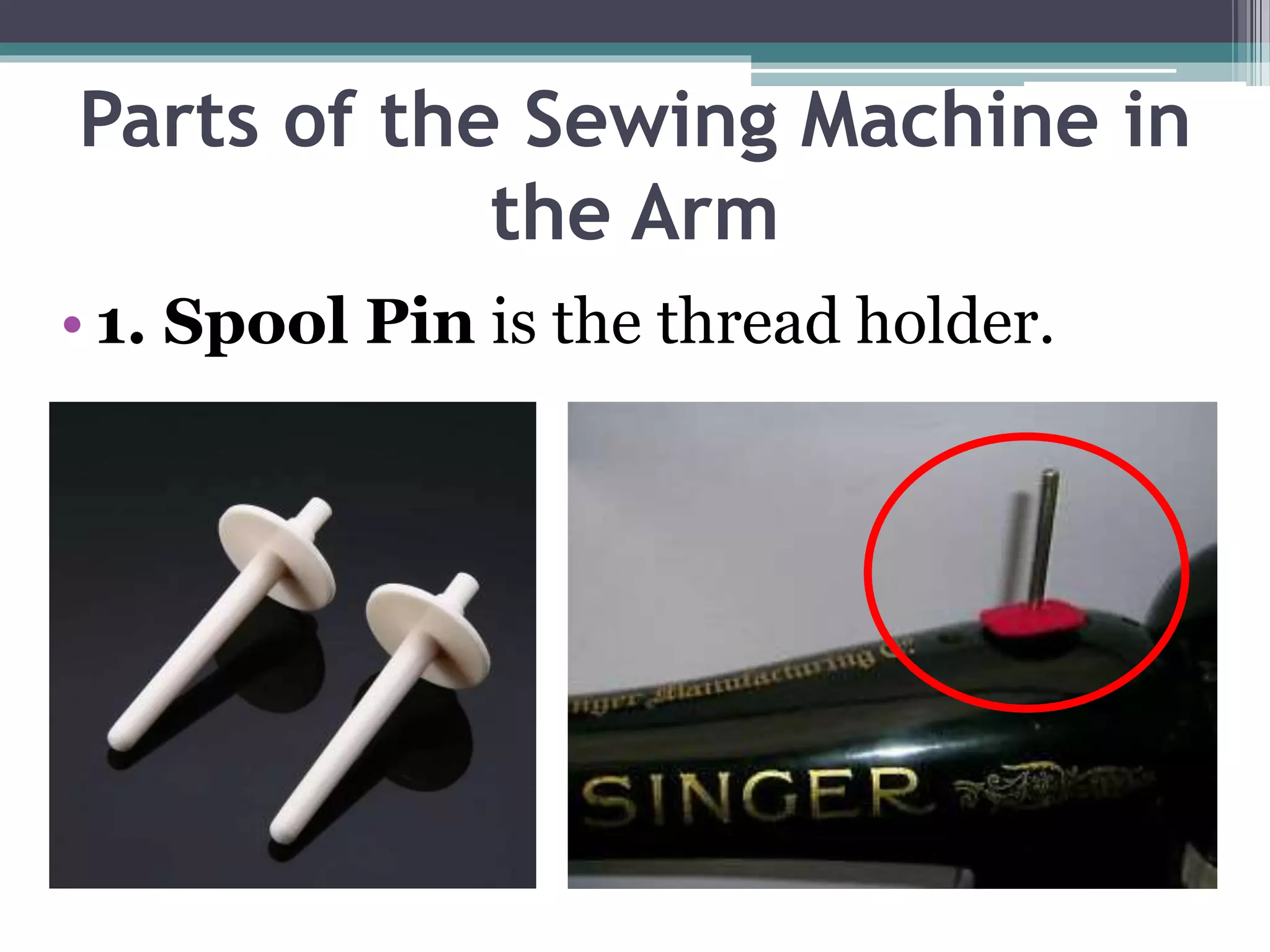 Parts and Function of Sewing Machine | PPTX